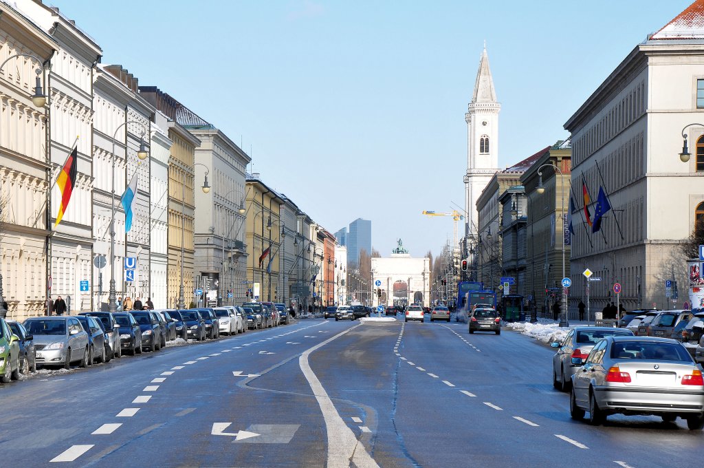 Die Ludwigstraße in München (01/10) - Staedte-fotos.de