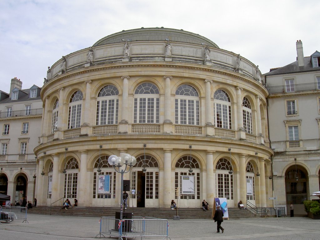 Rennes, Bretonisches Parlament, erbaut von 1618 bis 1655 durch ...