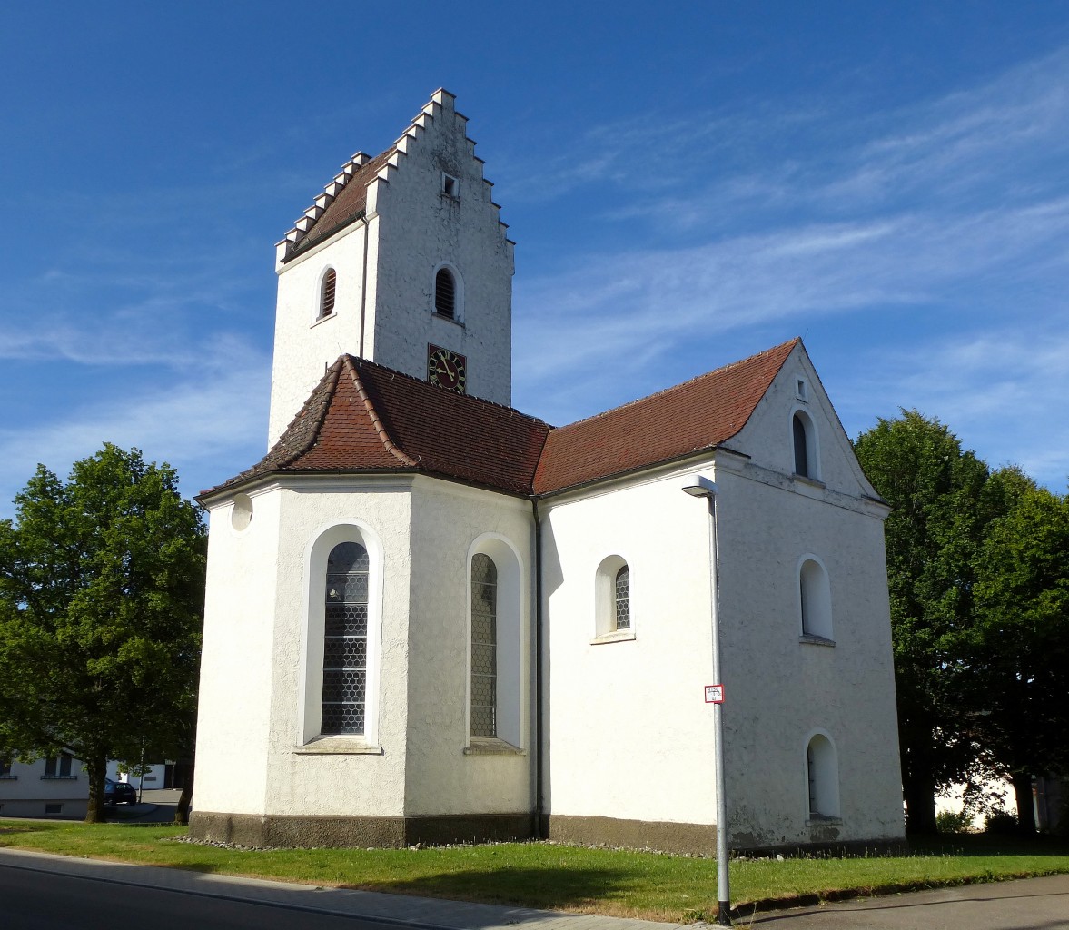Bubsheim, kath. St. Jakobus Kirche, erbaut von 1901 bis 1902 durch ...
