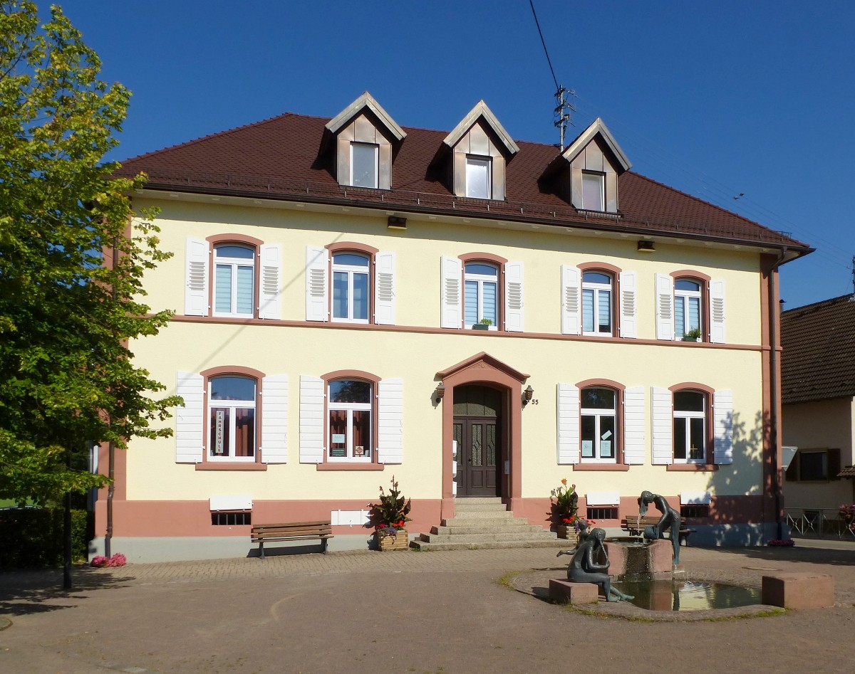 Sexau, das alte Rathaus, Aug.2015 - Staedte-fotos.de